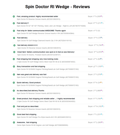 Spin Doctor RI Golf Wedge | Spin It Like The Pro’s